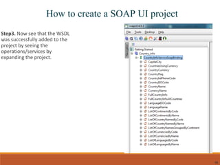 Introduction to soapui and webservices | PPT