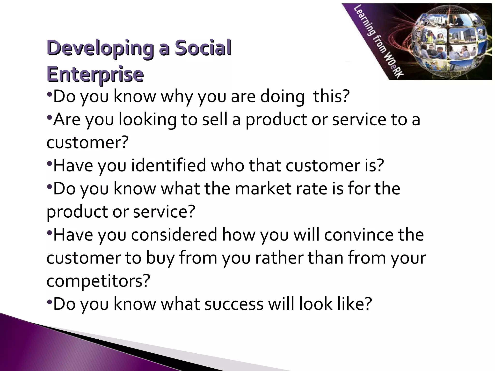 Introduction to social enterprise | PPT