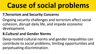 Introduction to Social Problems ,GP 1, Wajahat ,kamran ,Ali raza aqsa ...