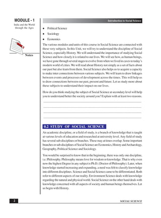 Introduction to social sciences | PDF