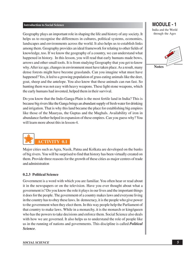 Introduction to social sciences | PDF