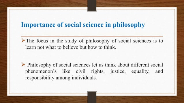 Introduction to social sciences | PPT