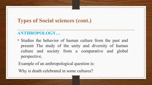 Introduction to social sciences | PPT