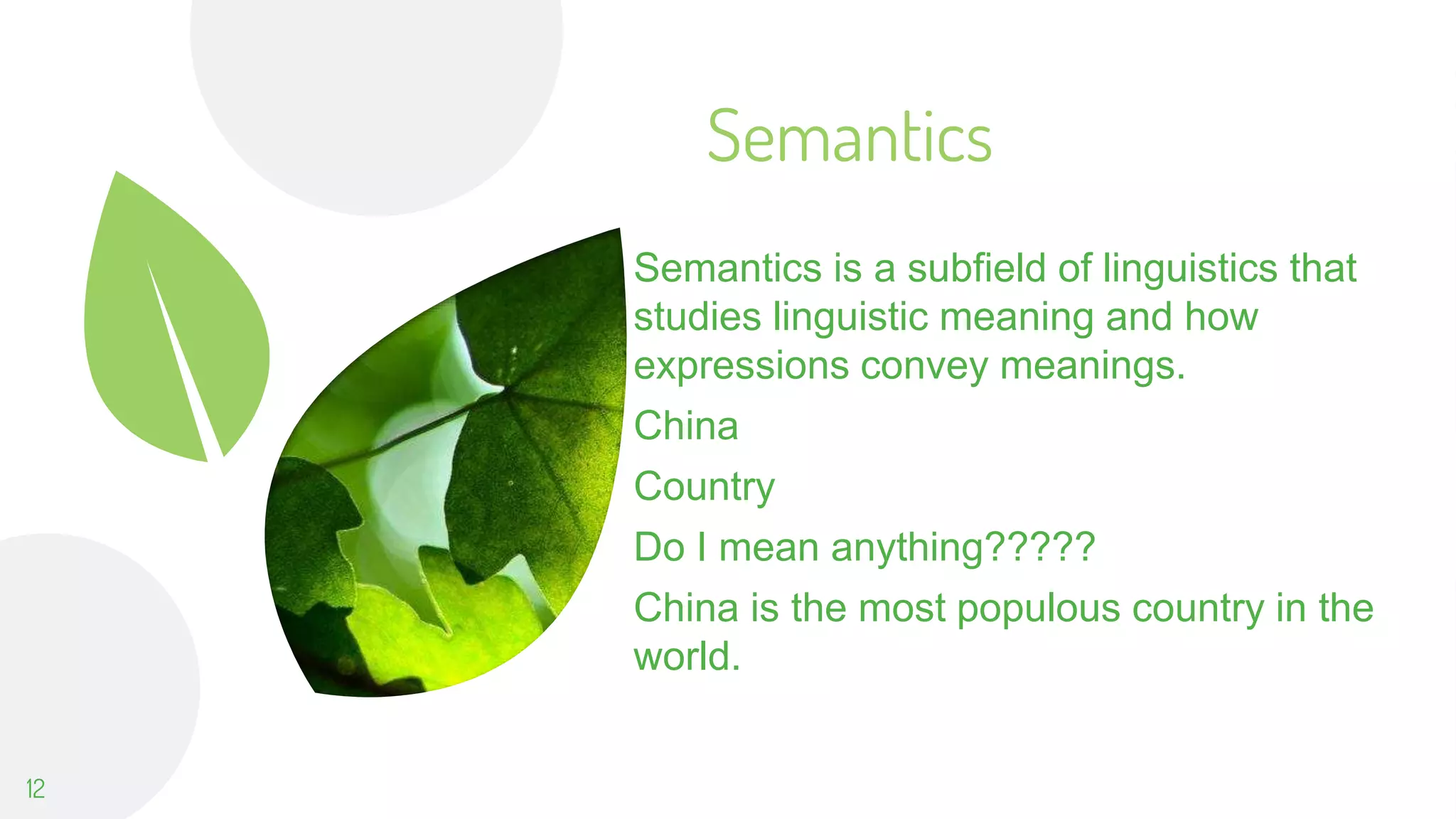 Introduction to Linguistics | PPTX