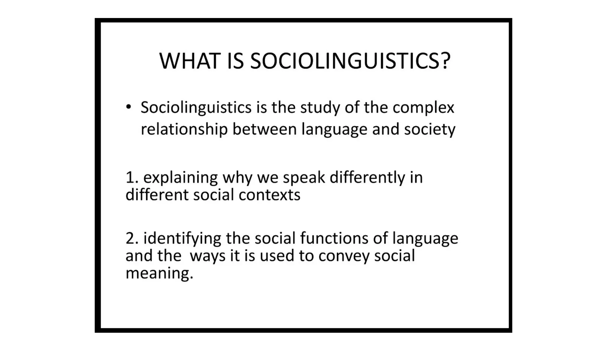 Introduction to Sociolinguistics in English language teaching | PPTX