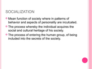 Introduction to sociological foundations | PPT