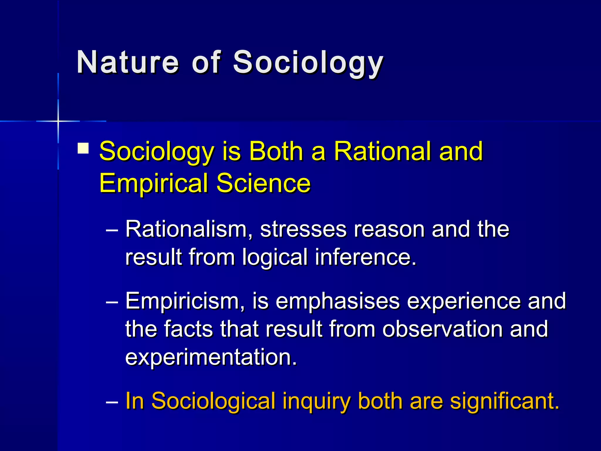 Introduction to sociology | PPT