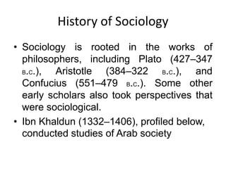 Introduction to sociology | PPTX