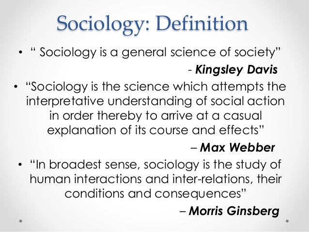 Introduction to sociology