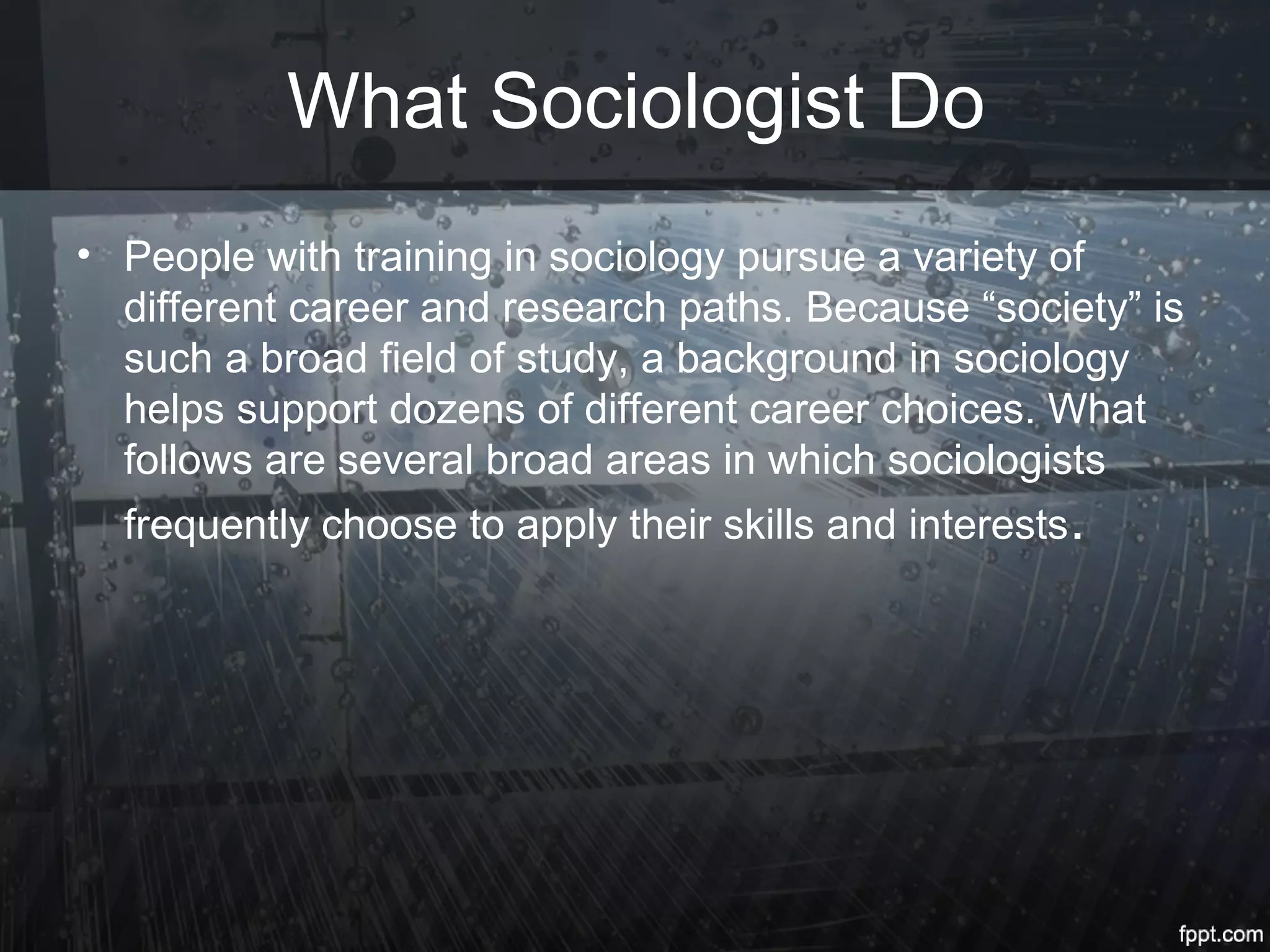 Introduction to sociology | PPT | Undergraduate Education | College ...