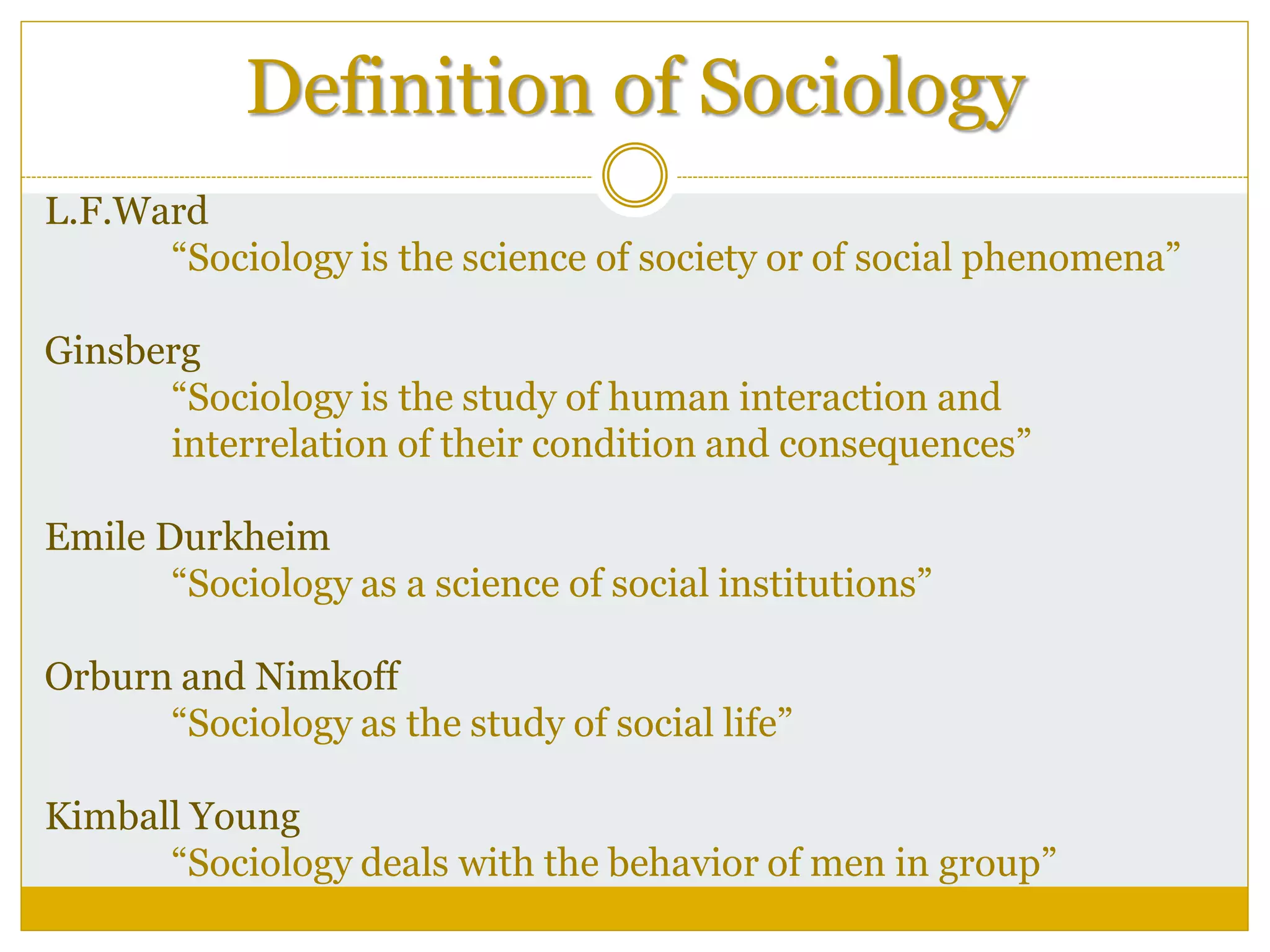 Introduction to sociology | PDF