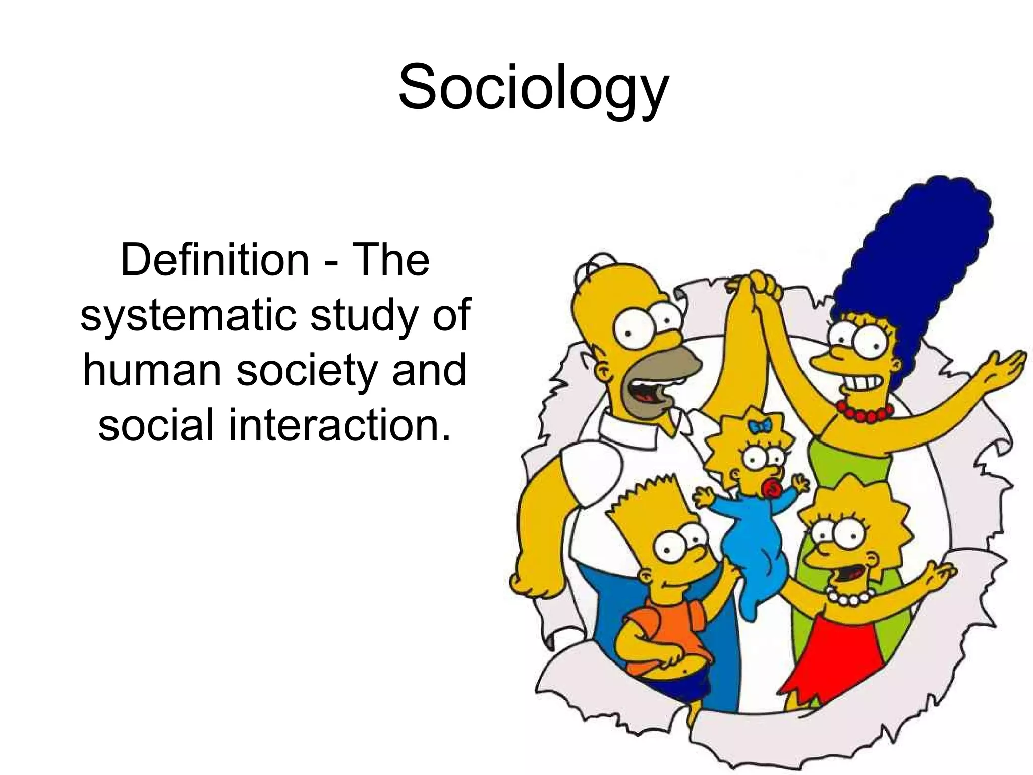 Introduction to sociology | PPT