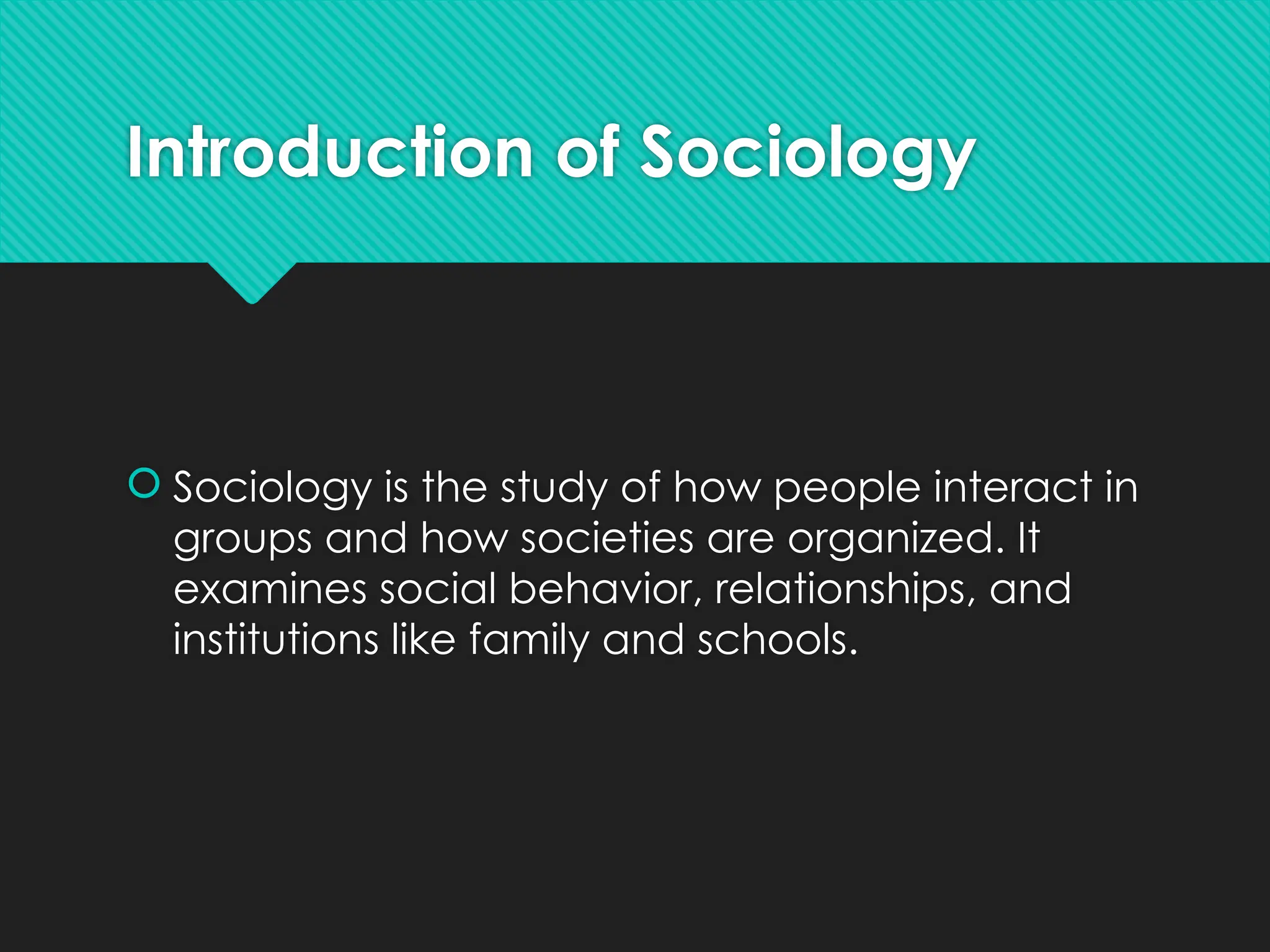 Introduction_to_Sociology----chapter one | PPT