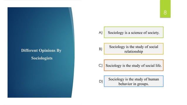 Introduction to sociology - PowerPoint Presentation | PPTX