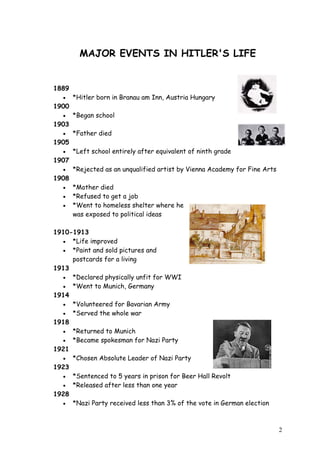 NDU Term Paper | Introduction To Sociology - Hitler | PDF