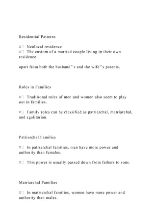 Introduction to Sociology Lesson 11 Family as a Social Ins.docx ...