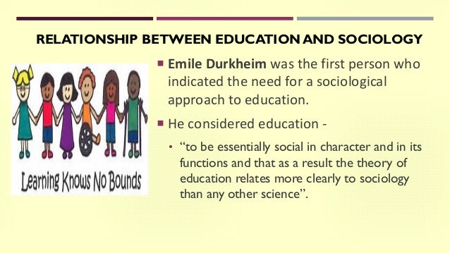 Introduction to sociology of education