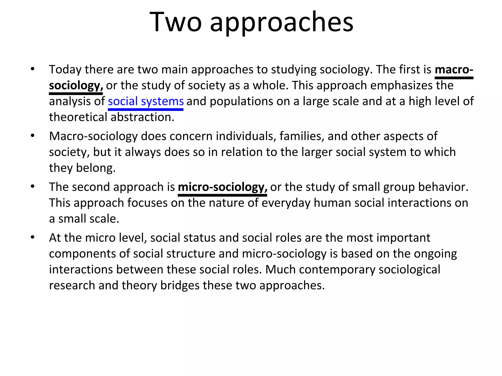 Introduction to Sociology | PDF