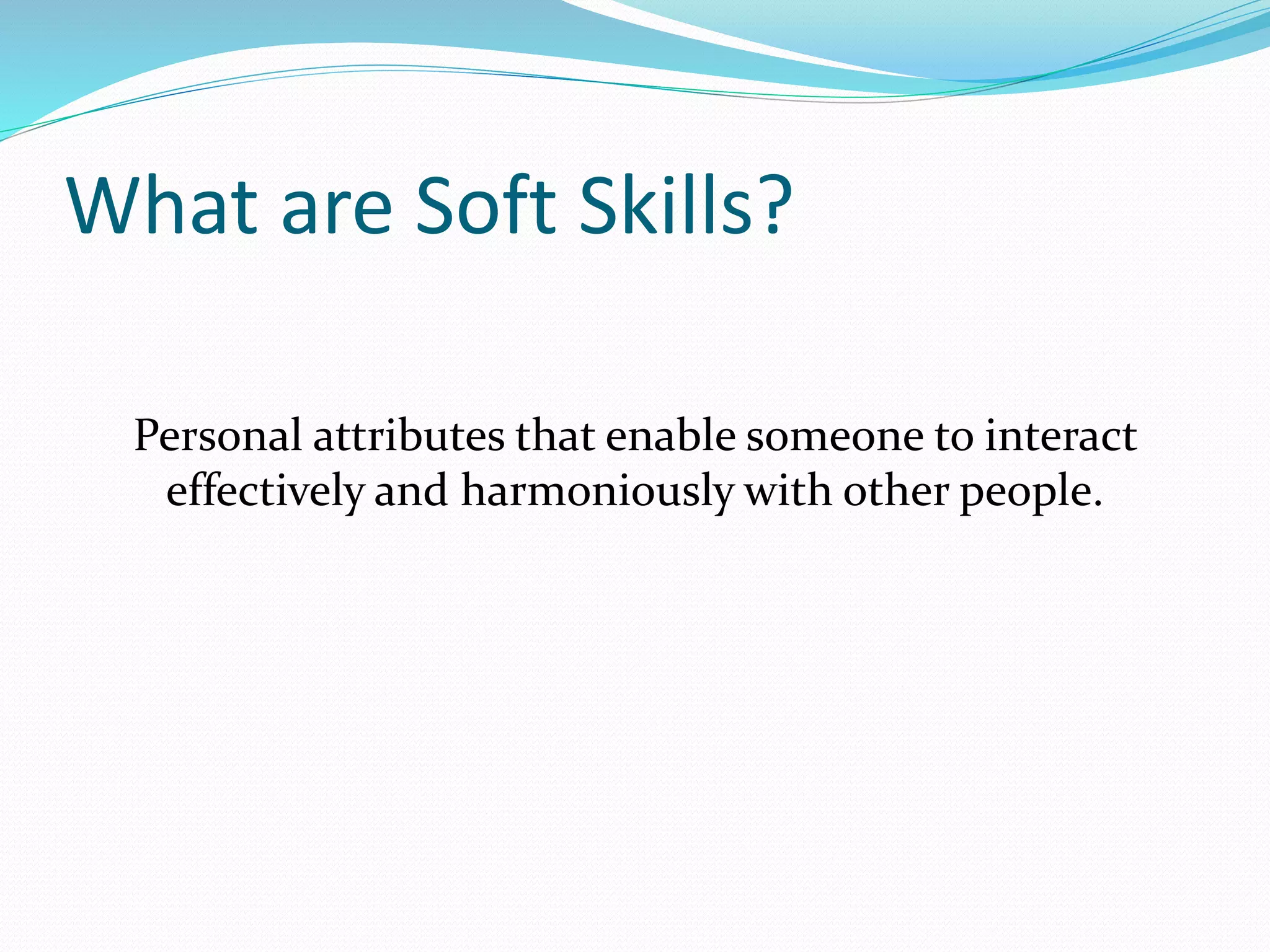 Introduction to soft skills | PPTX