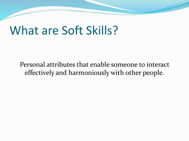 Introduction to soft skills | PPTX | Robotics | Technology & Computing