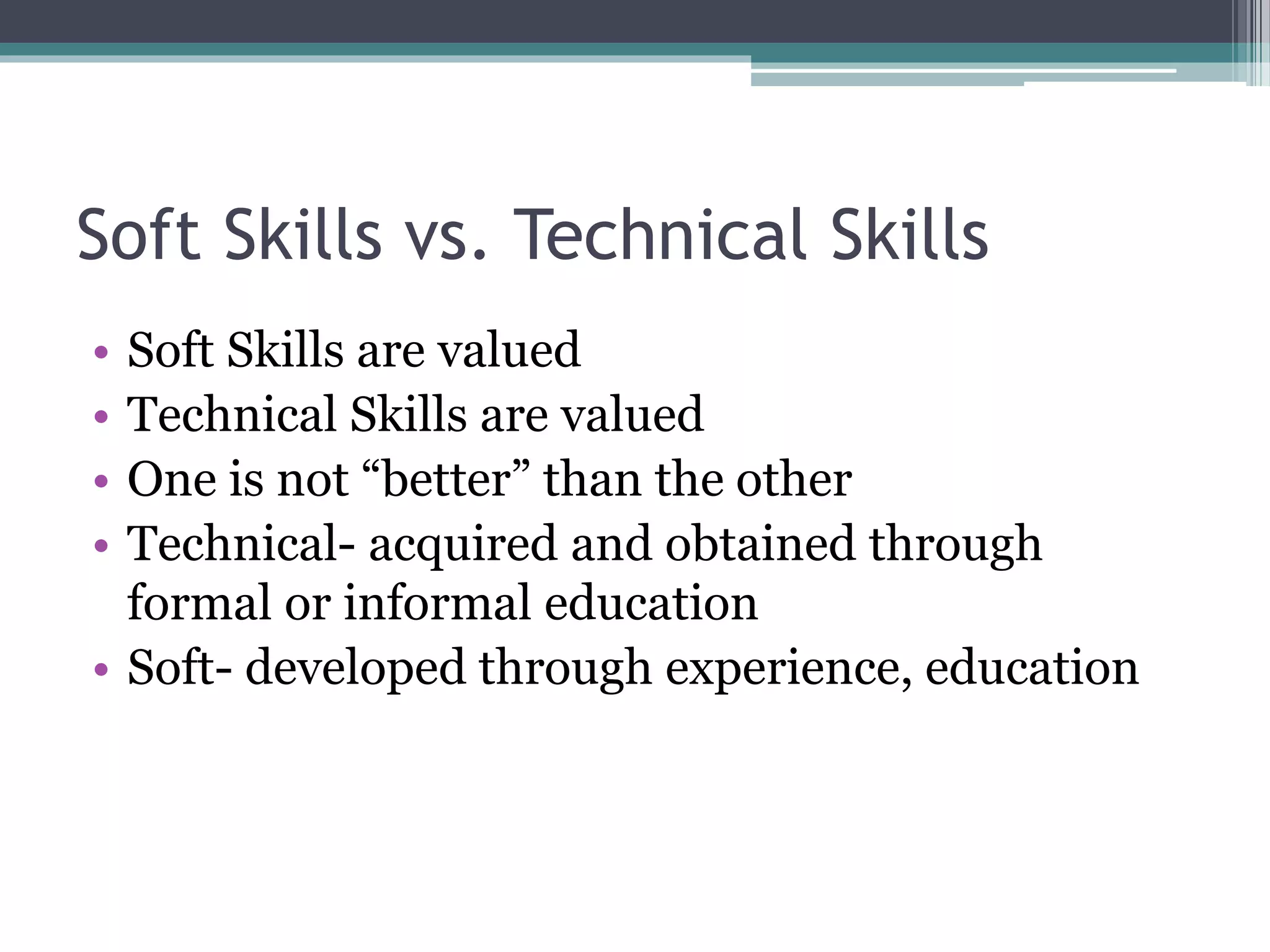 Introduction to soft skills webinar | PPT
