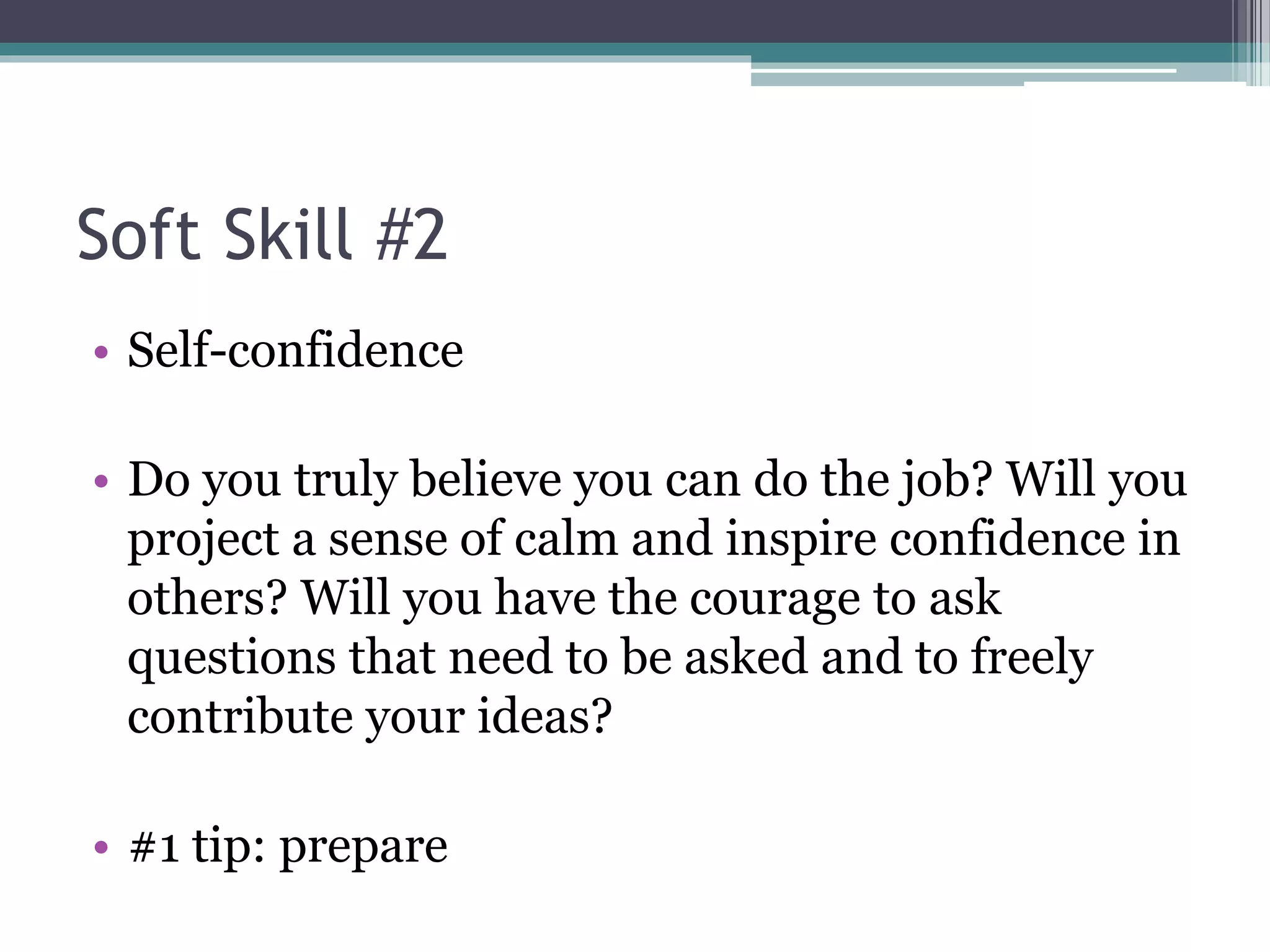 Introduction to soft skills webinar | PPT