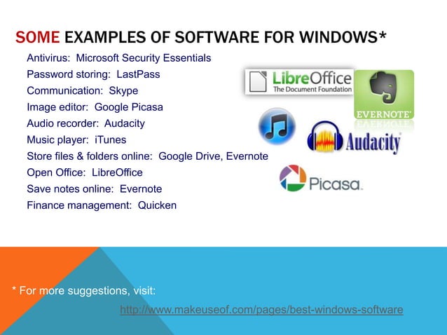 Introduction to software | PPTX | Internet for Beginners | Internet