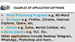 Introduction to Software - Types & Examples | PPTX