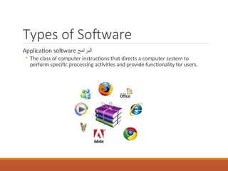 Introduction to Software in computer systems | PPT