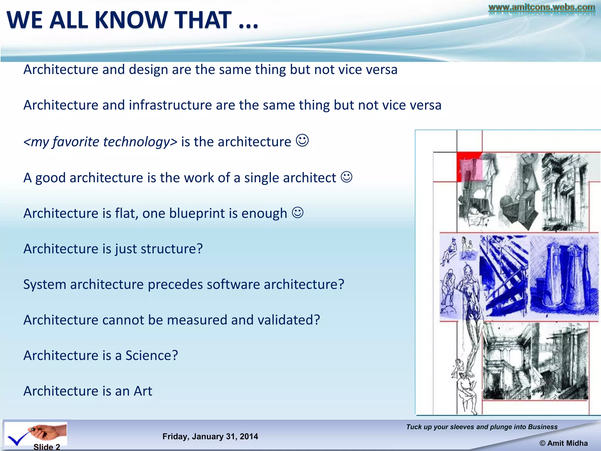 INTRODUCTION TO SOFTWARE ARCHITECTURE-TRAINING WORKSHOP | PPT | Free ...