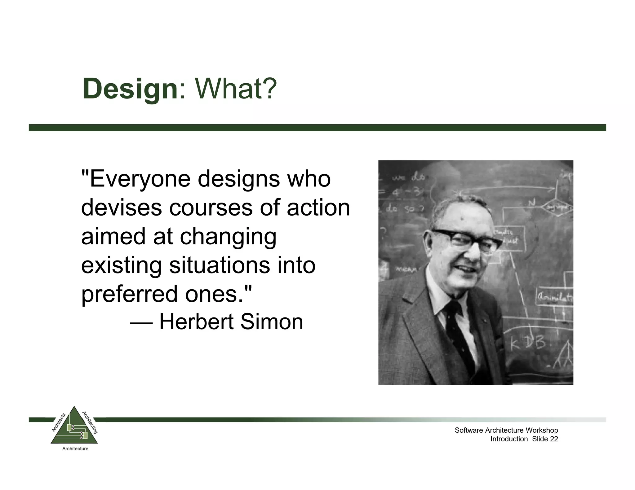 Introduction to Software Architecture | PDF | Computing | Technology ...