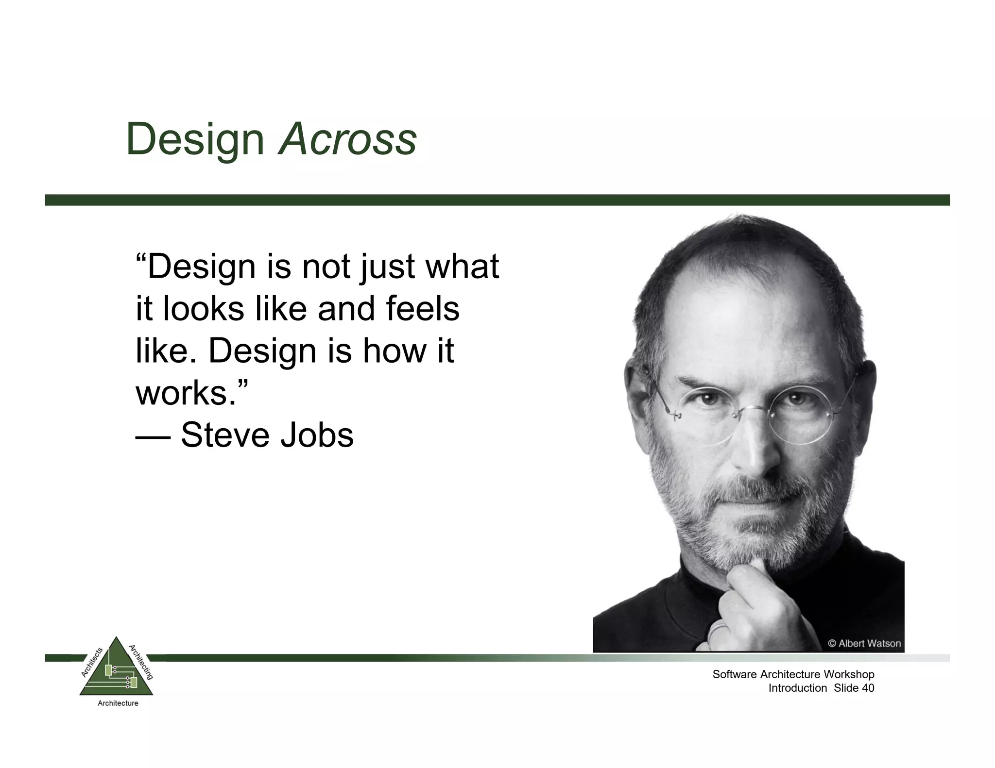 Introduction to Software Architecture | PDF | Computing | Technology & Computing