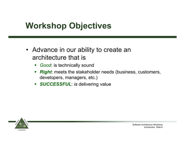 Introduction to Software Architecture | PDF | Computing | Technology & Computing