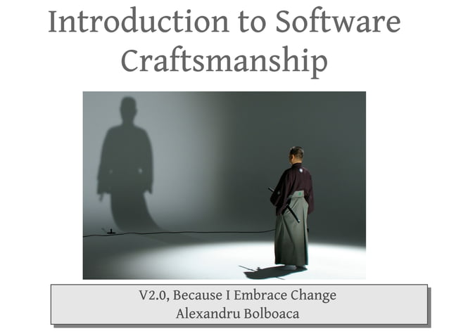Introduction to software craftsmanship | ODP