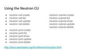 Introduction to Software Defined Networking and OpenStack Neutron | PPT