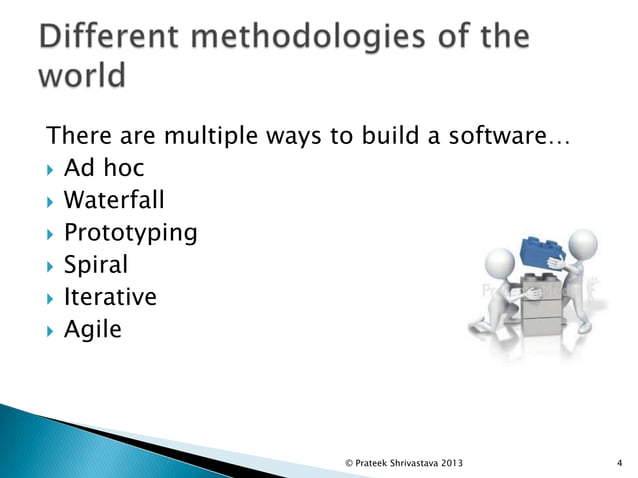 Introduction to software development methodologies- Agile vs Waterfall | PPTX | Web Development ...