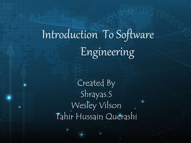 Introduction to software engineering | PPT