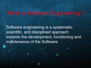 Introduction to software engineering | PPTX