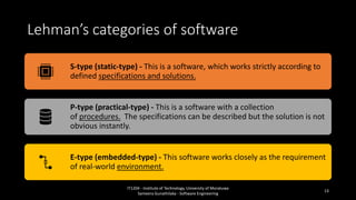 IT1204- Introduction to software engineering - L1 | PPTX