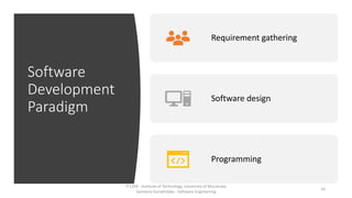 IT1204- Introduction to software engineering - L1 | PPTX