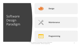IT1204- Introduction to software engineering - L1 | PPTX