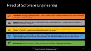 IT1204- Introduction to software engineering - L1 | PPTX