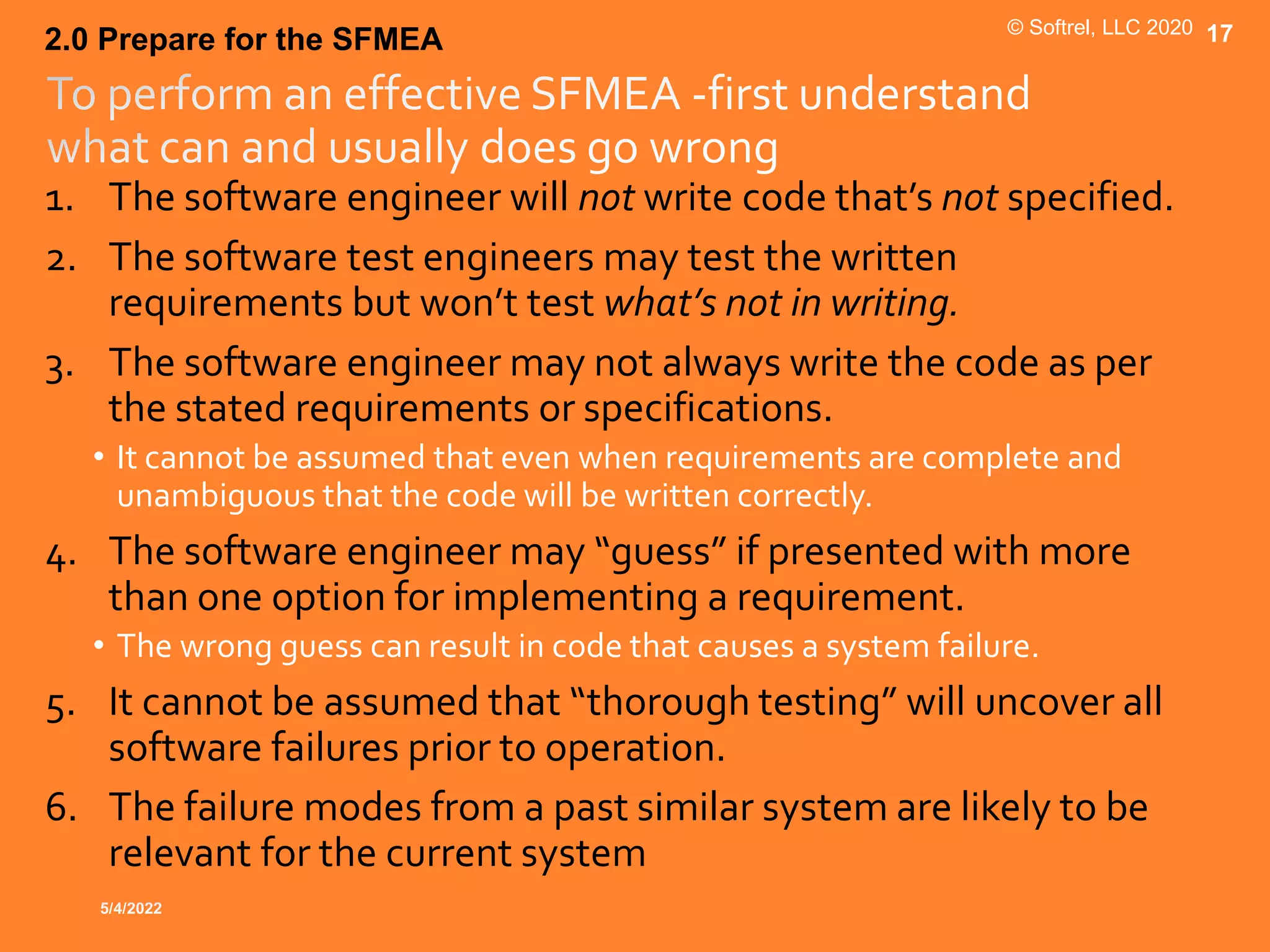 Introduction to software FMEA | PDF