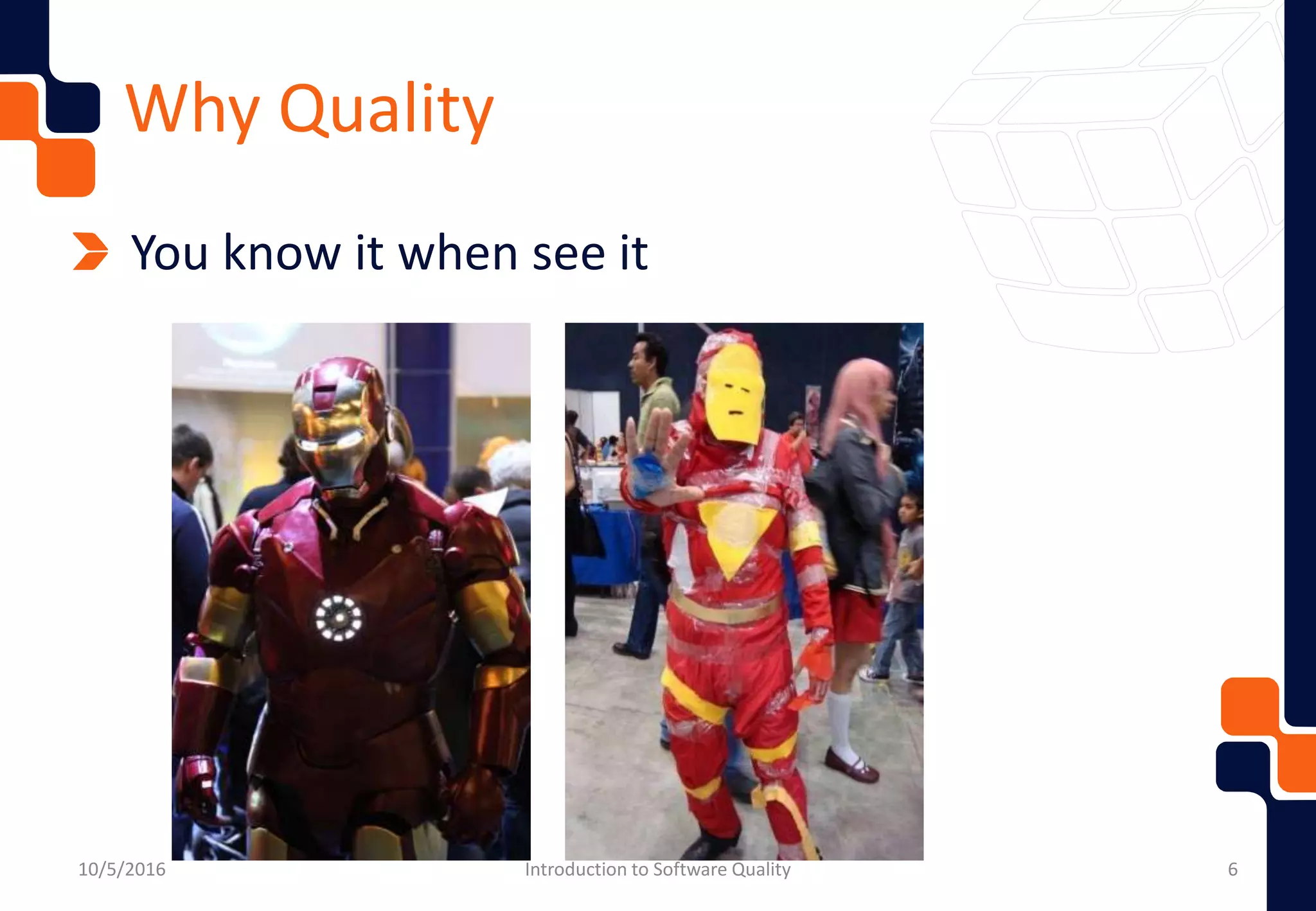 Introduction to Software Quality & its' Challenges | PPT