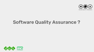 Introduction to software quality assurance | PPT
