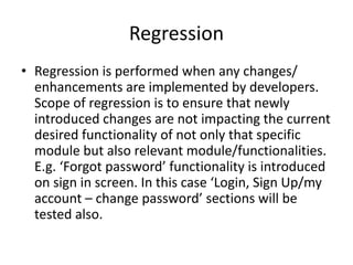 Introduction to software testing | PPTX