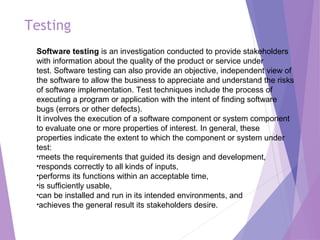 Introduction to software testing | PPT | Standardized Testing ...