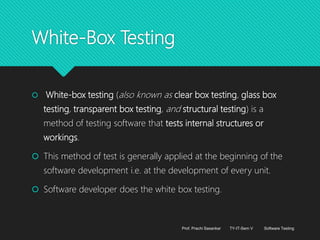 I ntroduction to software testing part1 | PPT