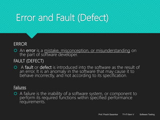 I ntroduction to software testing part1 | PPT