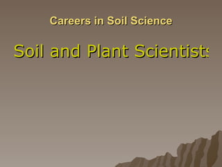 Introduction To Soil For Student Notes | PPT